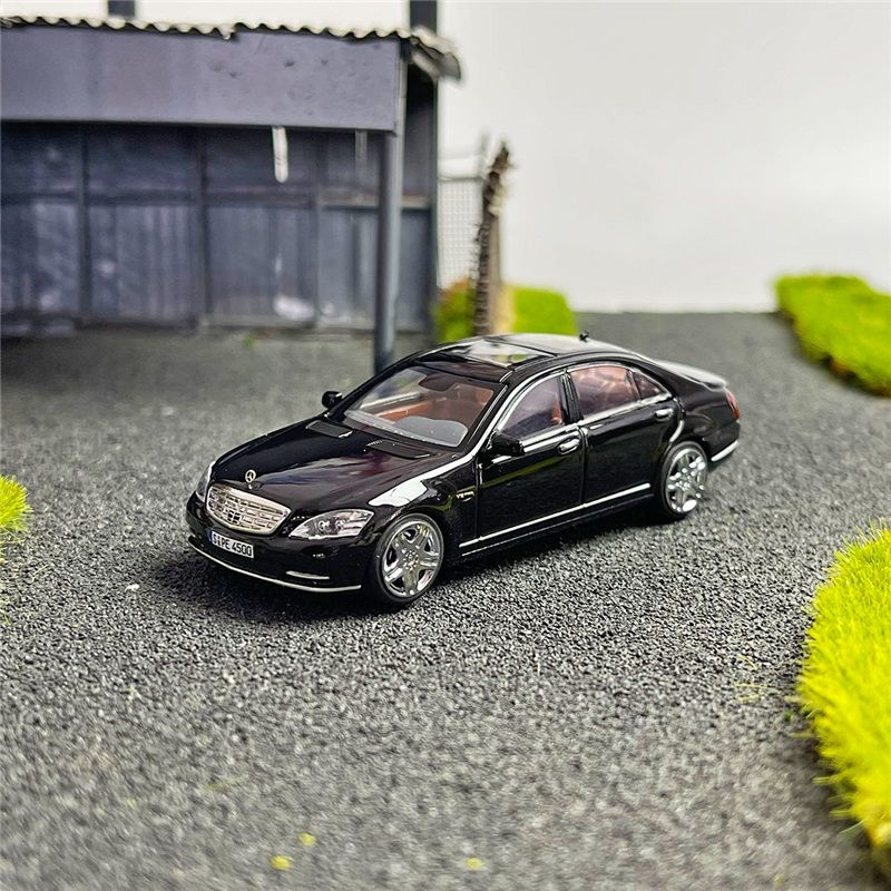 MH 1:64 Mercedes-Benz S-Class S600L W221 Легковая модель автомобиля купить на OZON по низкой ...