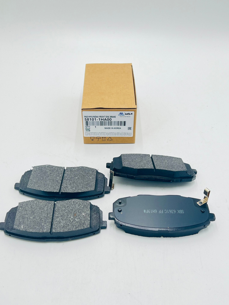 Колодки тормозные передние Hyundai 58101-1HA00 (Creat, i30, KIA Ceed ...