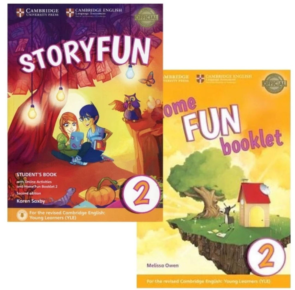 StoryFun 2 полный комплект: Student's Book + Home Fun Booklet + диск ...