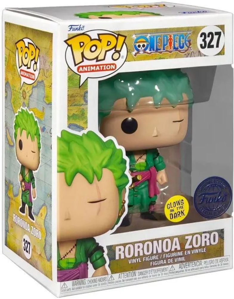 Фигурка Funko Pop One Piece - Roronoa Zoro (Glow) (327) 71816 купить на ...