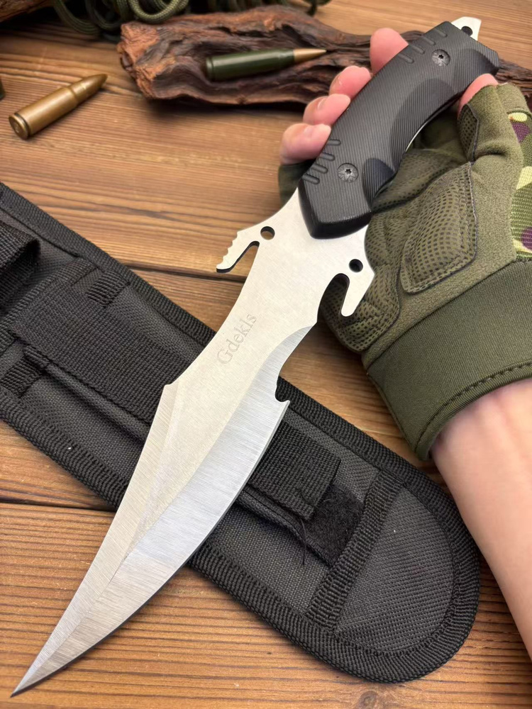 Нож туристический, длина лезвия 12.2 см,Hож охотничий,Tактический нож ...