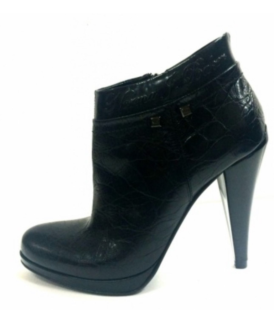 Ботильоны Женский Norma J.Baker черный, размер 38 Молния Италия купить c доставкой на OZON по ...