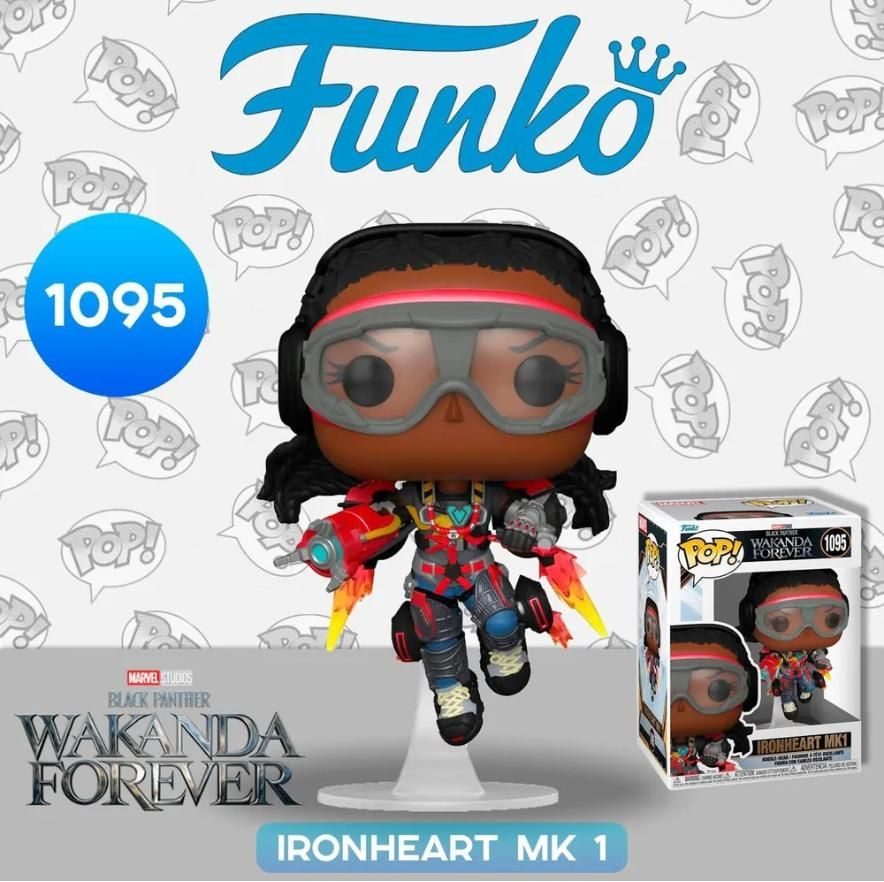 Фигурка Funko POP! Bobble Marvel Black Panther Wakanda Forever ...