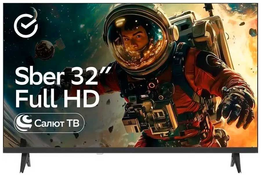 SBER Телевизор SDX-32F3112 32" Full HD, черный купить на OZON по низкой цене (2944283128)