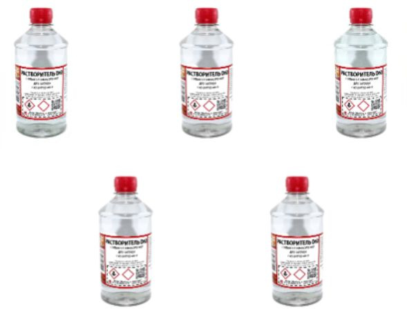 Индустриальный растворитель Solins SHELLSOL D60 - 500 мл 5 шт. купить ...