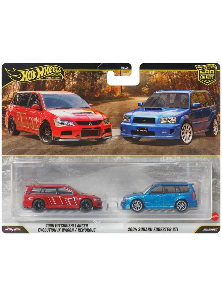 Машинка Hot Wheels Premium 2 Pack HBL96 2005 Mitsubishi Lancer ...
