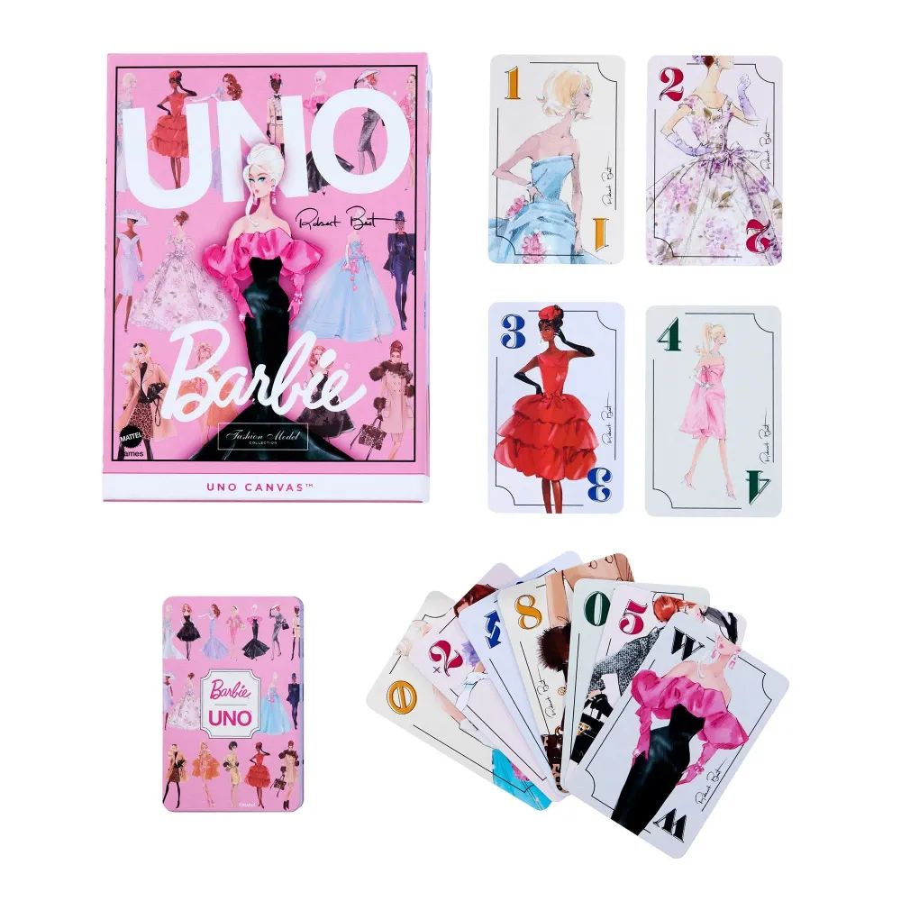 Коллекционная палуба UNO Canvas Barbie Fashion Model купить на OZON по ...