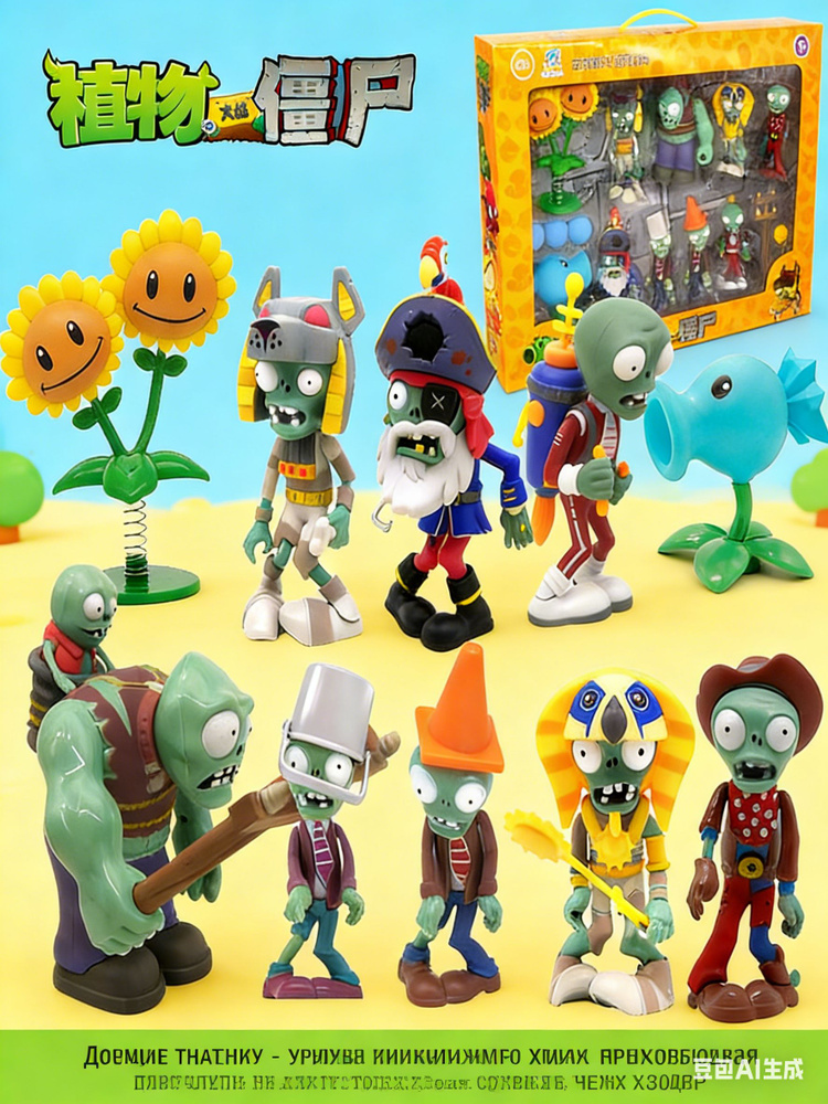 Набор игр Растения против Зомби , Plants vs Zombies YJW(zhiwujiangshi50 ...