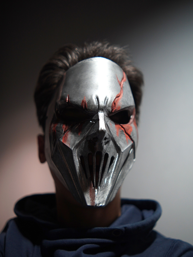 Маска Мика Томсона Слипкнот Slipknot Grey Chapter Mick Thomson mask ...