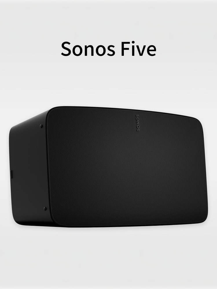 Интеллектуальный динамик SONOS Five Black smart speaker, поддерживающий подключение HiFi Wi-Fi ...