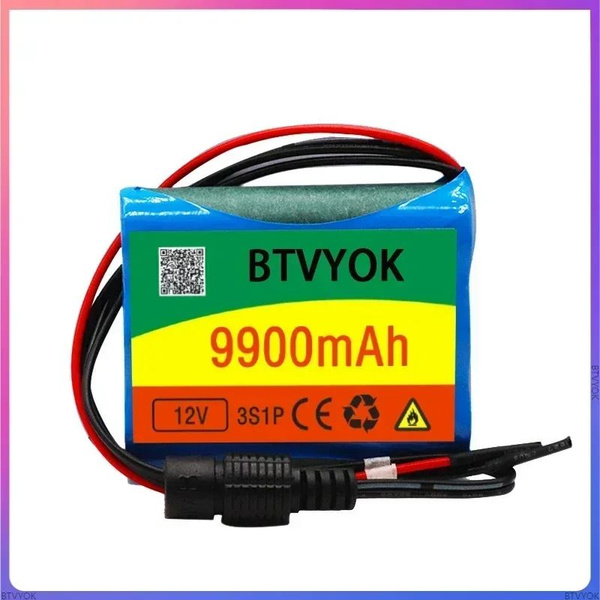12V 3S1P 18650 аккумулятор 9900 мАч литиевый аккумулятор с платой ...