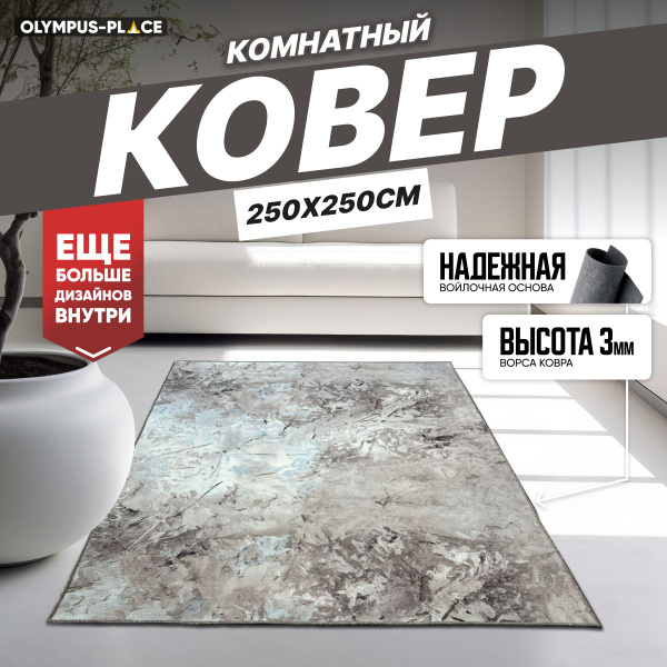 Ковер OLYMPUS-PLACE Print_05_2,5, 2.5х купить c доставкой на OZON по ...