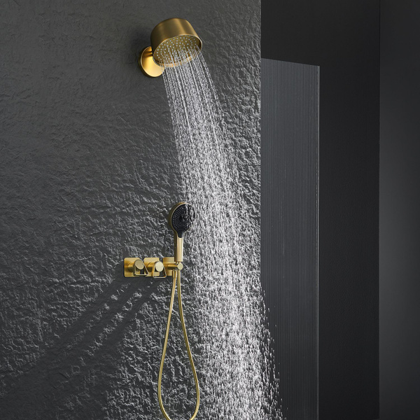 Sunny coco Встраиваемый душевой комплект золотой купить на OZON по ...