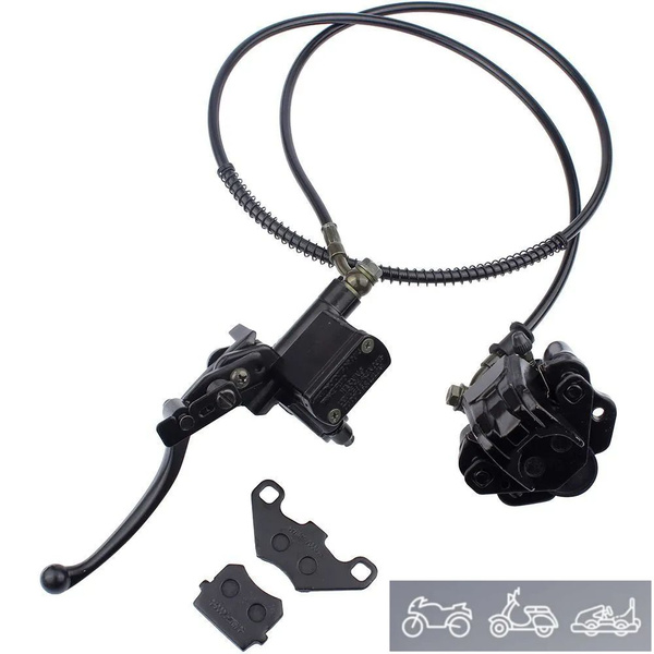 Задний ручной гидравлический дисковый тормоз главный цилиндр суппорт в сборе с новыми колодками ...