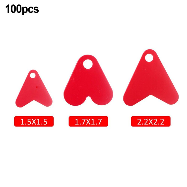 OZ-BDOT-100 шт. блесен, пластиковые рыбьи хвосты, S/M/L, аксессуары для приманок, рыболовные ...