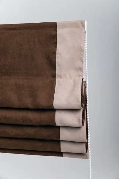 Римские шторы RHINO 5975 180х180см, коричневый, Ткань купить c ...