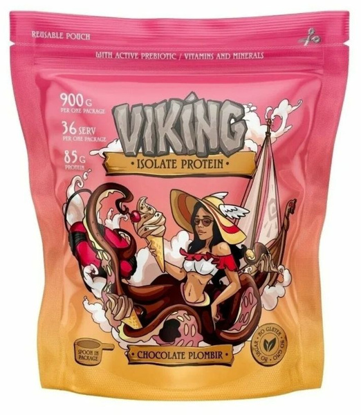Viking Protein Isolate "Chocolate Plombir". Протеин Викинг для ...