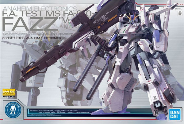 Фигурка Bandai MG 1/100 LIMITED FA-ZZ FAZZ MOBILE SUIT Assemble the Model купить на OZON по ...