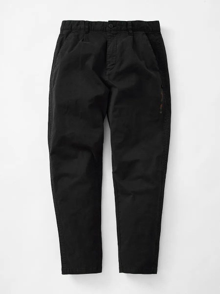 Брюки Мужской Bronks джоггеры черный Хлопок, Спандекс Офисный/школьный, размер 38, 40 Молния ...