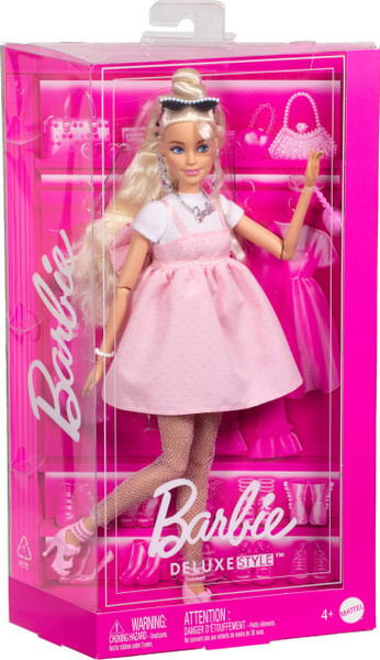 Mattle & Barbie Кукла Барби Deluxe Style №3 в образе Barbiecore, блонд ...