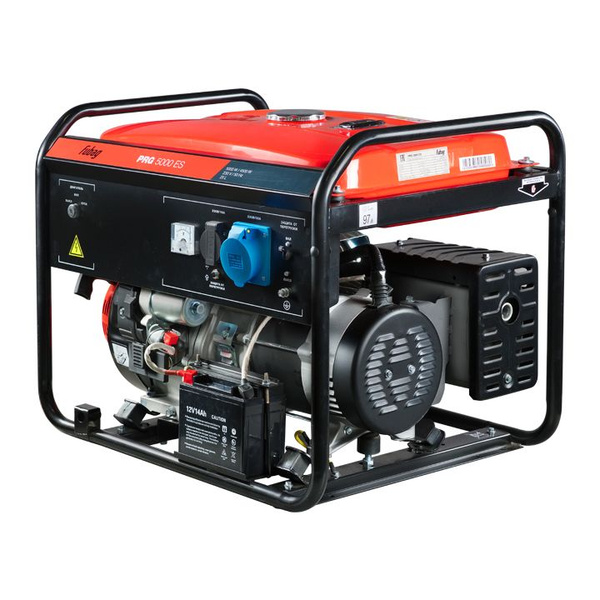 Генератор бензиновый FUBAG PRG 5000 ES, c электростартером, 4.5 кВт, AVR, однофазный (230 В ...