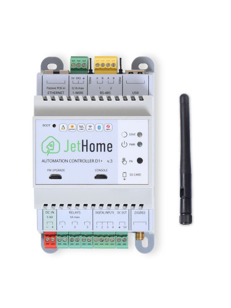 Контроллер для автоматизации на DIN-рейку JetHome JetHub D1+ с ...