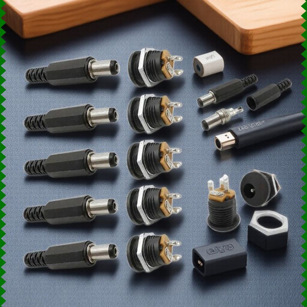 Коннектор DC Stonego DC022, 12V 3A, 5.5x2.1mm, пластиковый, женский ...