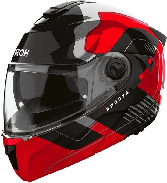 Мотошлем Модуляр Airoh SPECKTRE GROOVE Red Glossy, S купить на OZON по ...