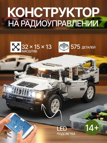 Радиоуправляемый Hummer H2 конструктор CaDA Technics купить на OZON по ...