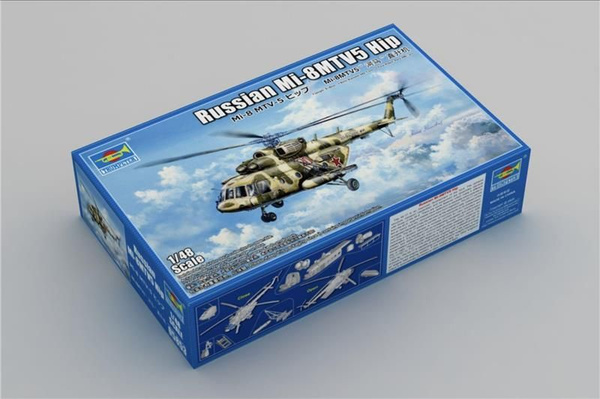 Сборная модель вертолета 1/48 Trumpeter 05853 Российский Ми-8МТВ-5 Hip ...