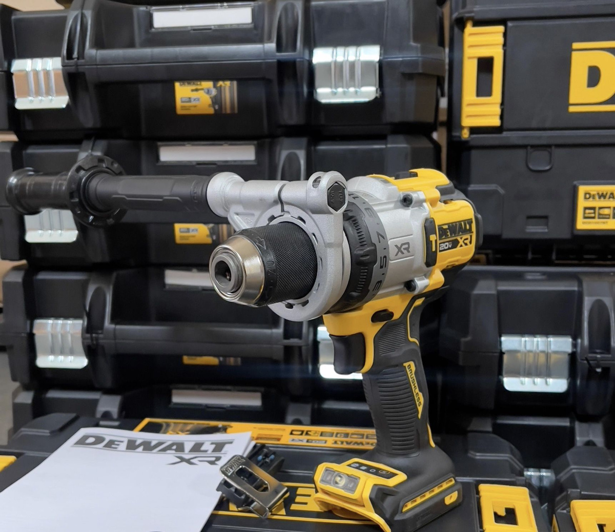 DEWALT DCD 1007/169N, ледобур со встроенным бесщеточным литиевым ...