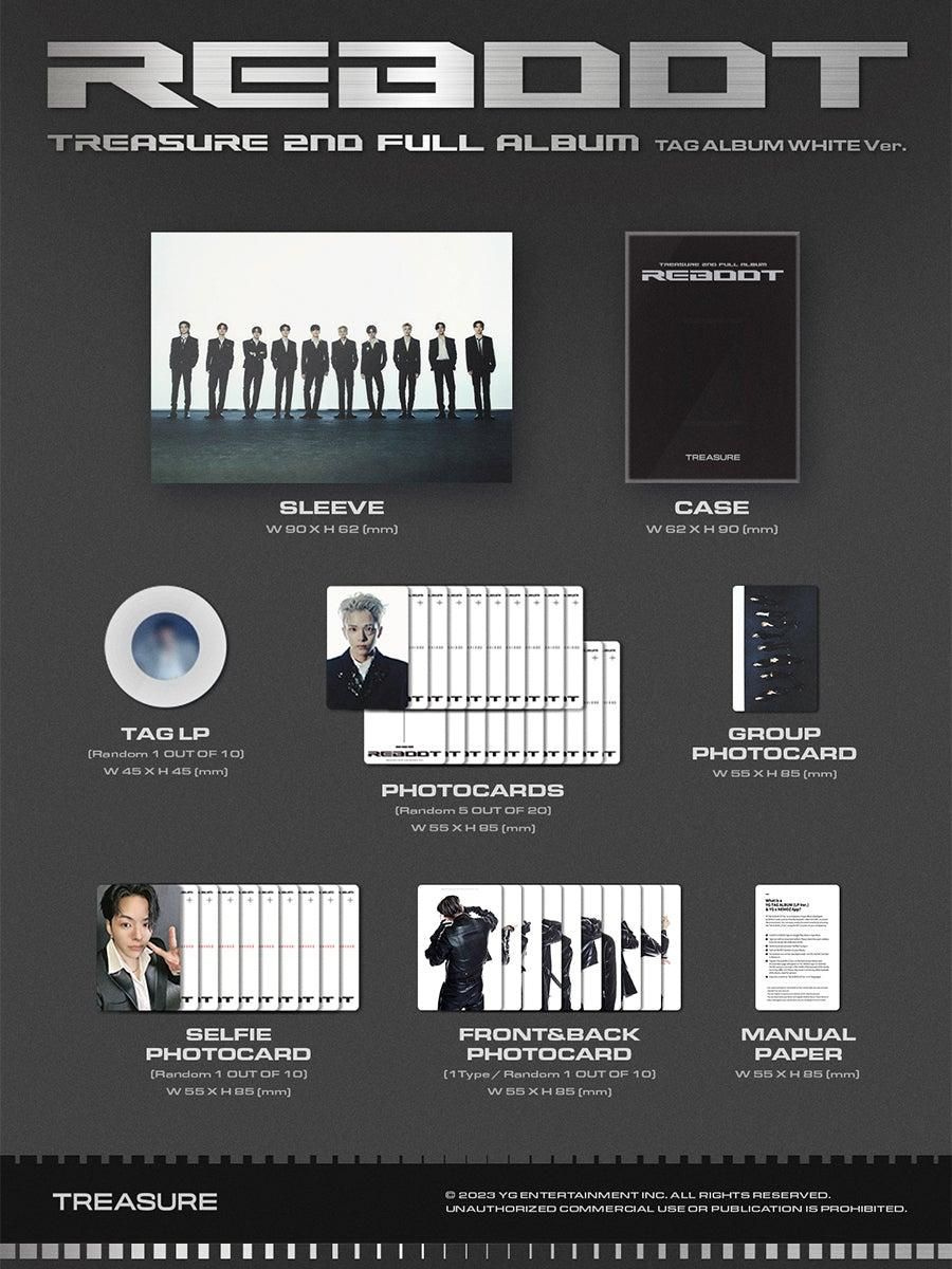 Альбом TREASURE - REBOOT 2nd Album YG TAG RANDOM Version купить на OZON ...