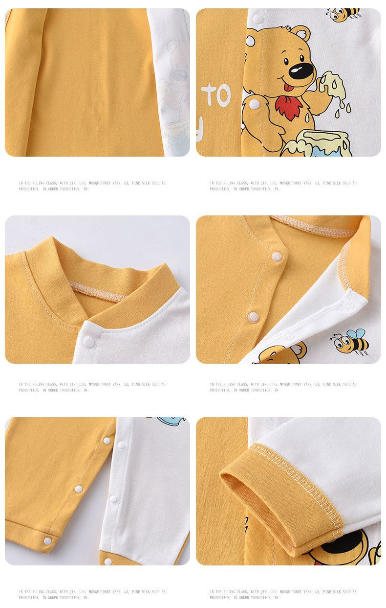 Комбинезон для малышей Девочки, Мальчики BCATON, размер 66 сливовый Хлопок Китай Домашний Лето ...