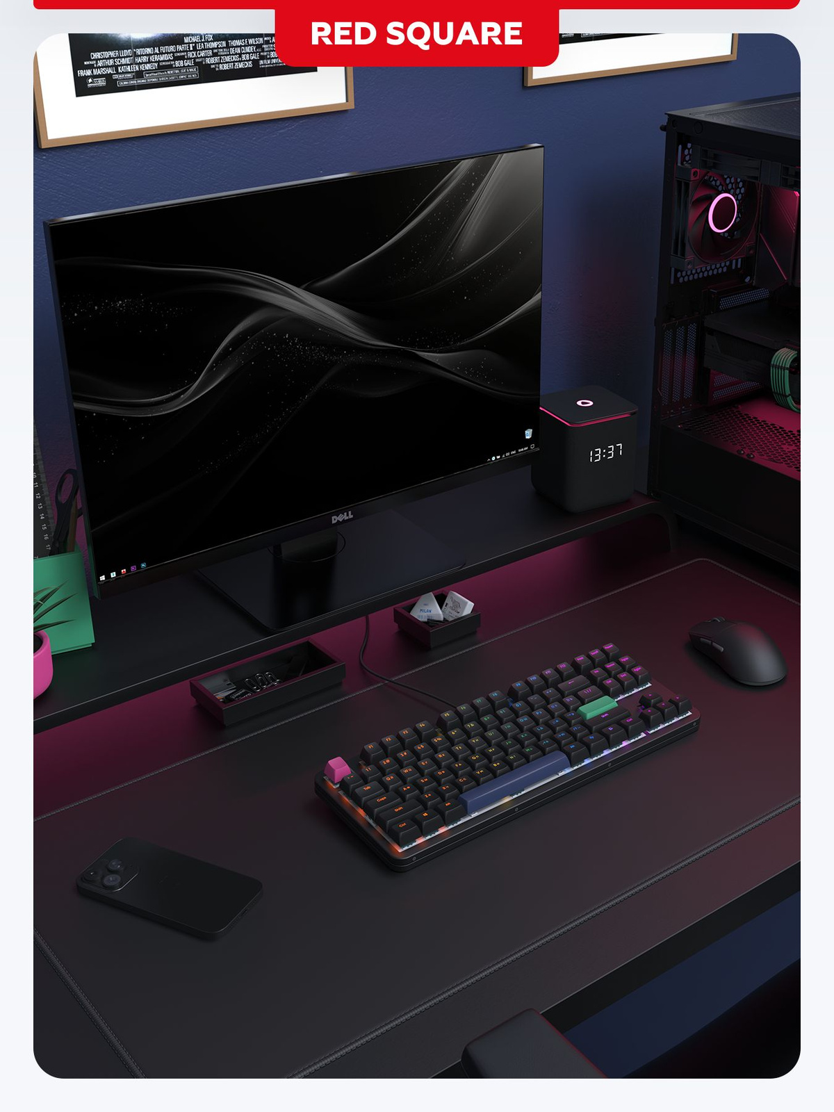 Клавиатура механическая игровая Red Square Alumix TKL Simple g3ms Amber ...