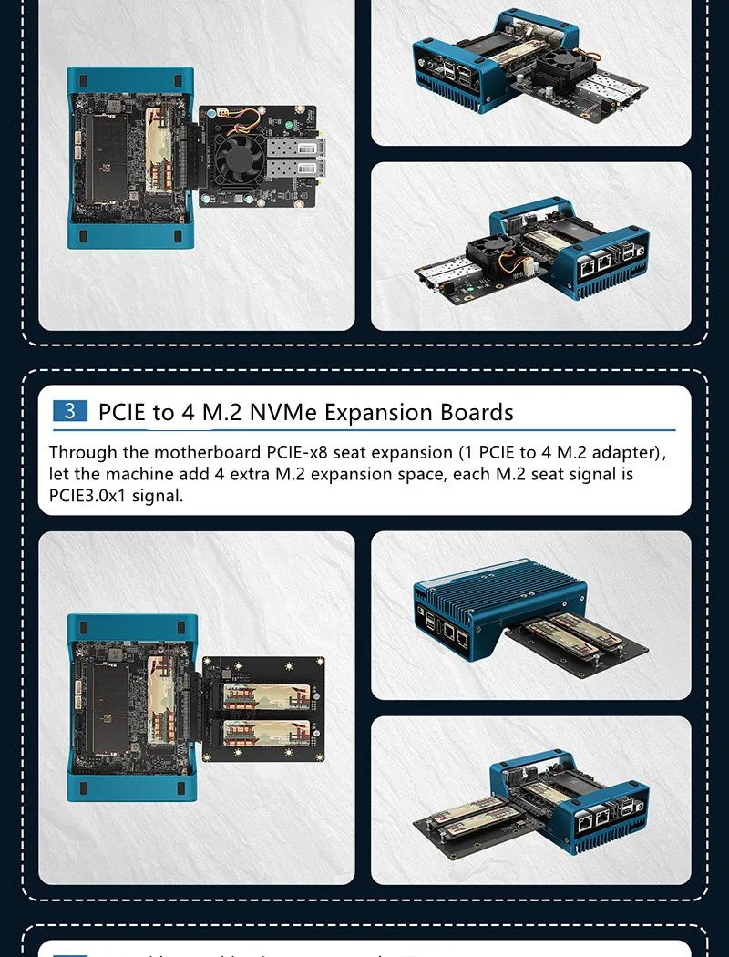 Мини-ПК Alder Lake N100 мини ПК (Intel Alder Lake N100, RAM 32 ГБ, SSD ...