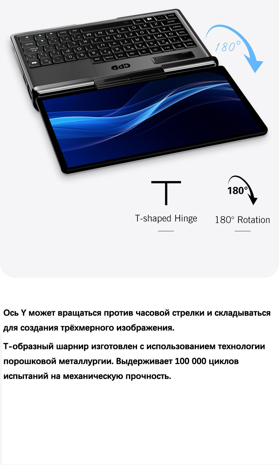 Ноутбук GPD Gamepad Digital, 7, GPD Micro PC 2_GPD MPC2, Intel Core i3 ...