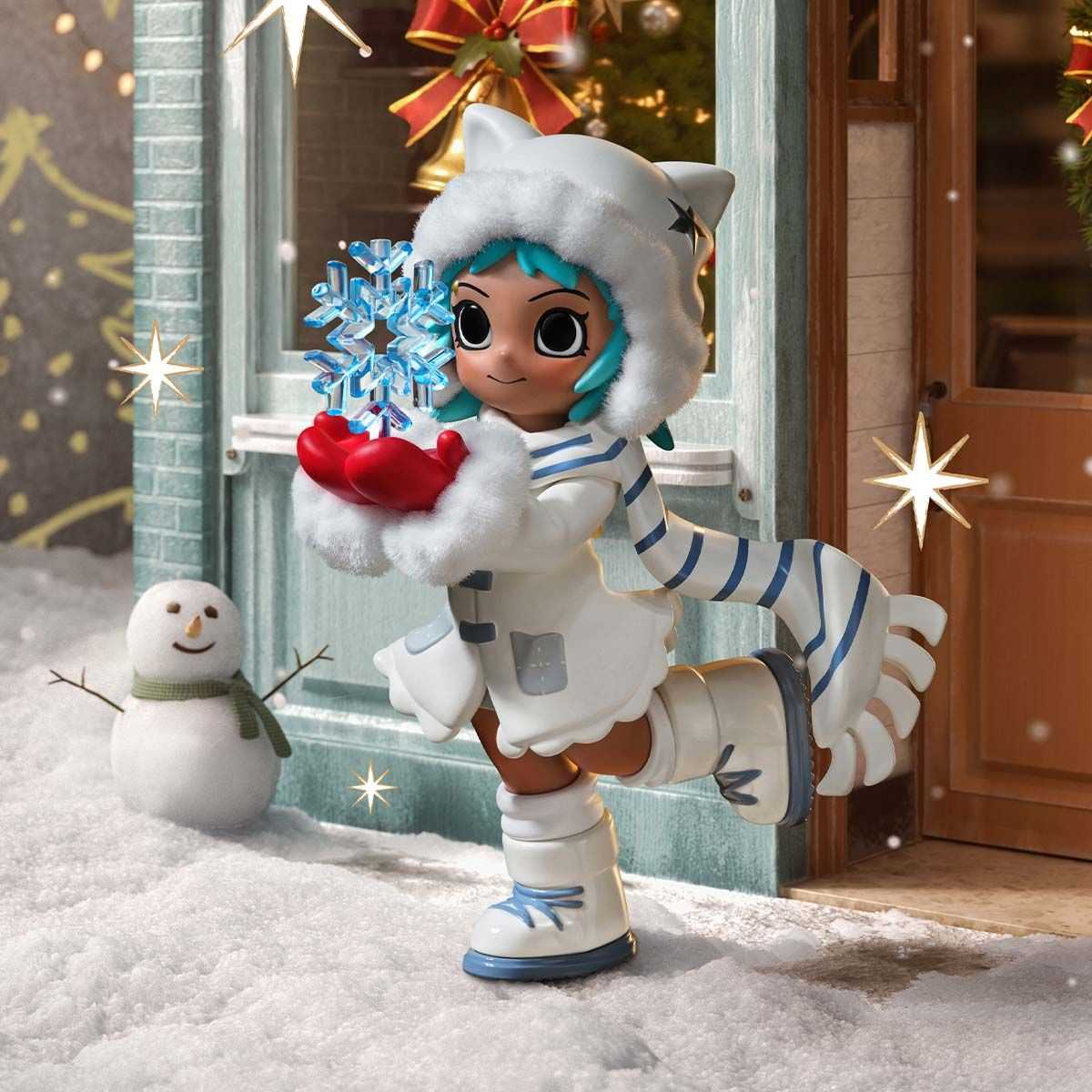 Коллекционная POP MART Lil Peach Riot Holiday Mixtape Series Figures ...