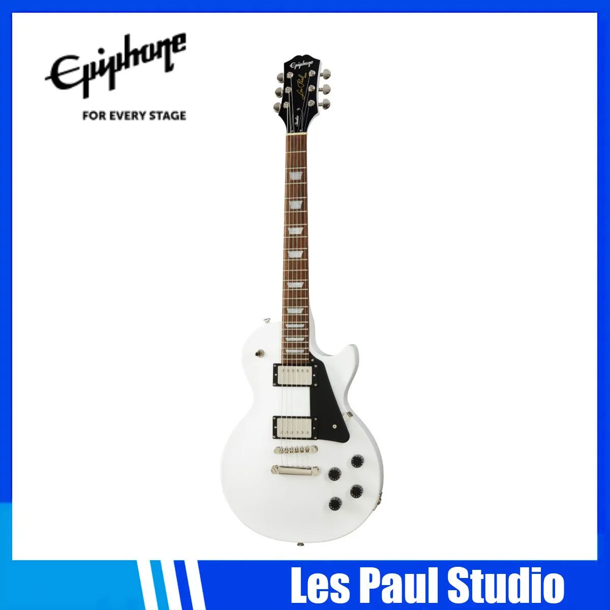 Электрогитара Epiphone Les Paul Studio_Alpine White, 6-струнная купить ...