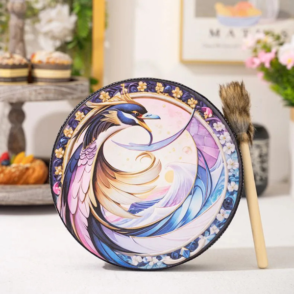 Перкуссионный инструмент шаманский бубен, 25*5 см. купить на OZON по ...