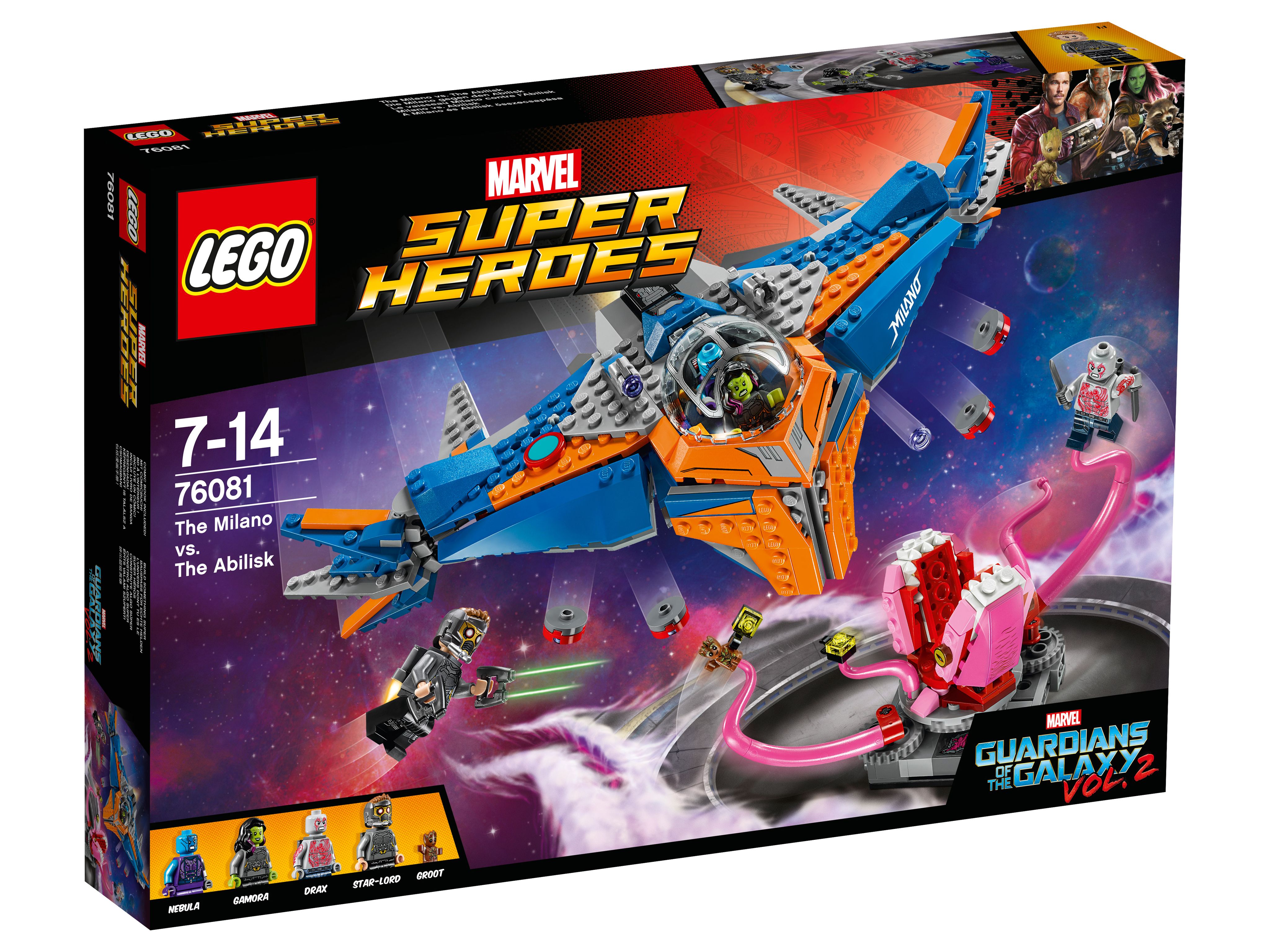 Конструктор LEGO Super Heroes 76081 The Milano vs. The Abilisk (Милано ...
