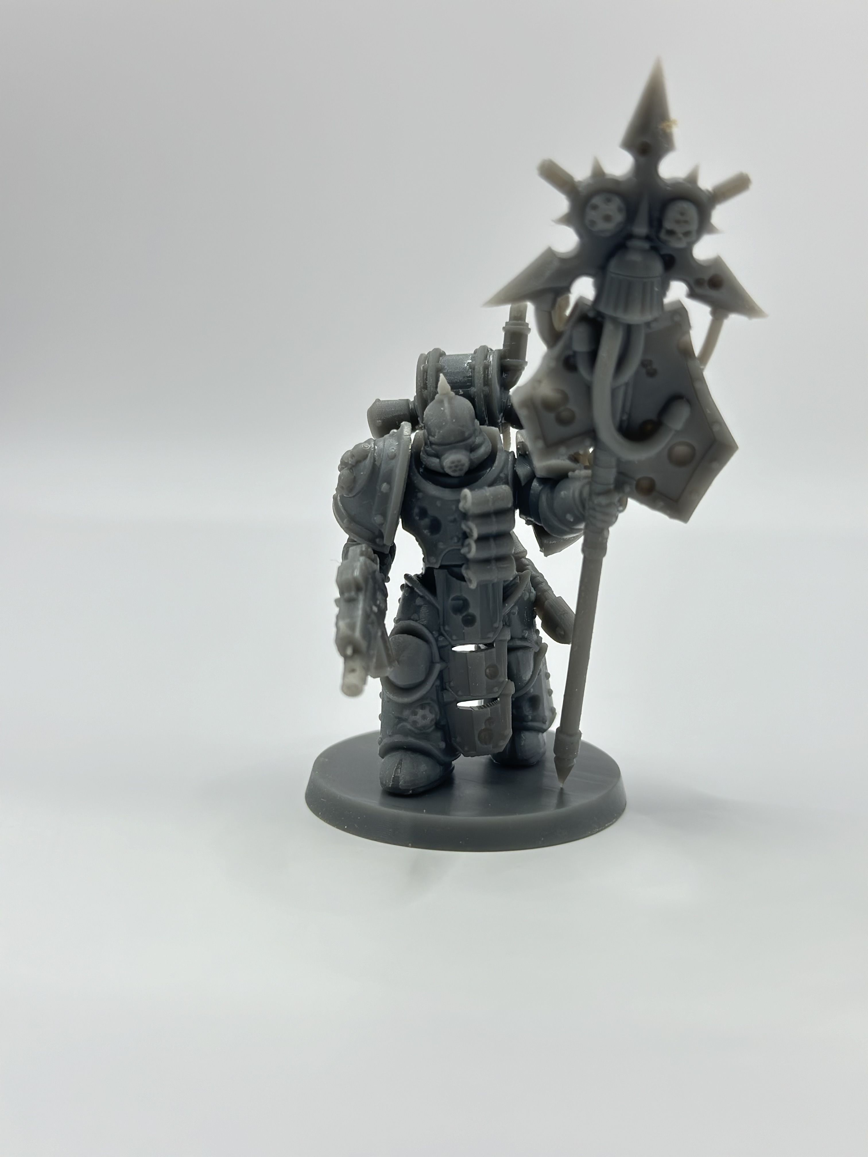 Миниатюра "Death Guard:Plague Marine Icon Bearer" Warhammer 40k CSM ...