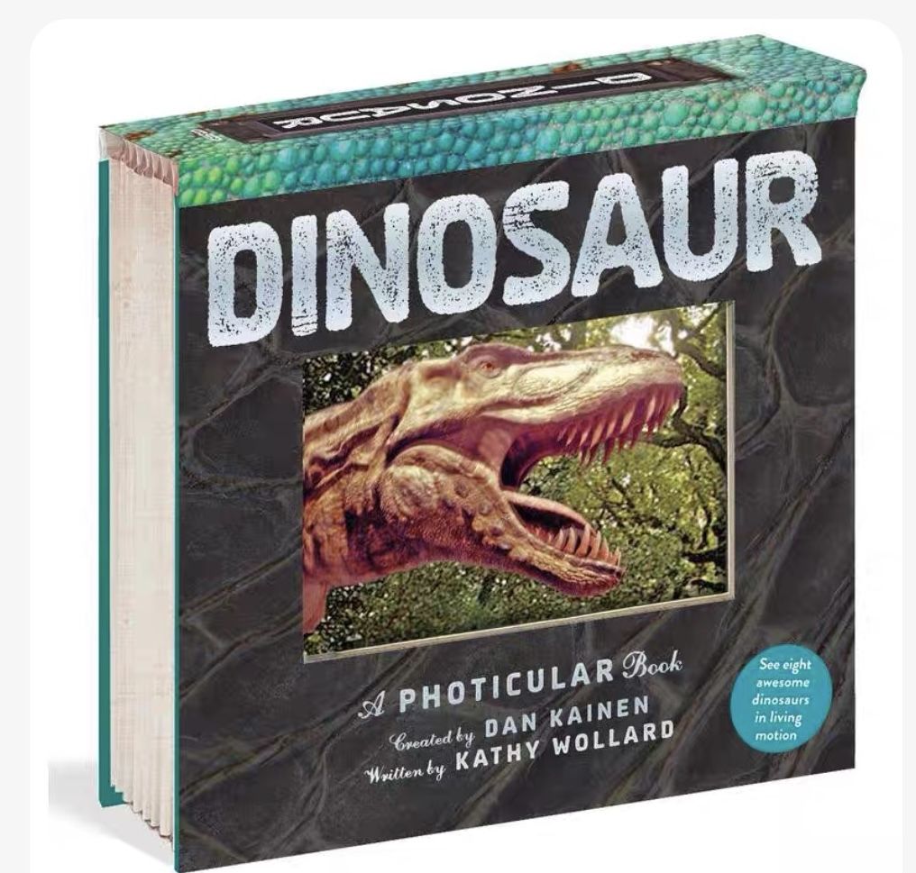 Dinosaur A Photicular Book Фотикулярная книга Динозавр (3D кадры ...