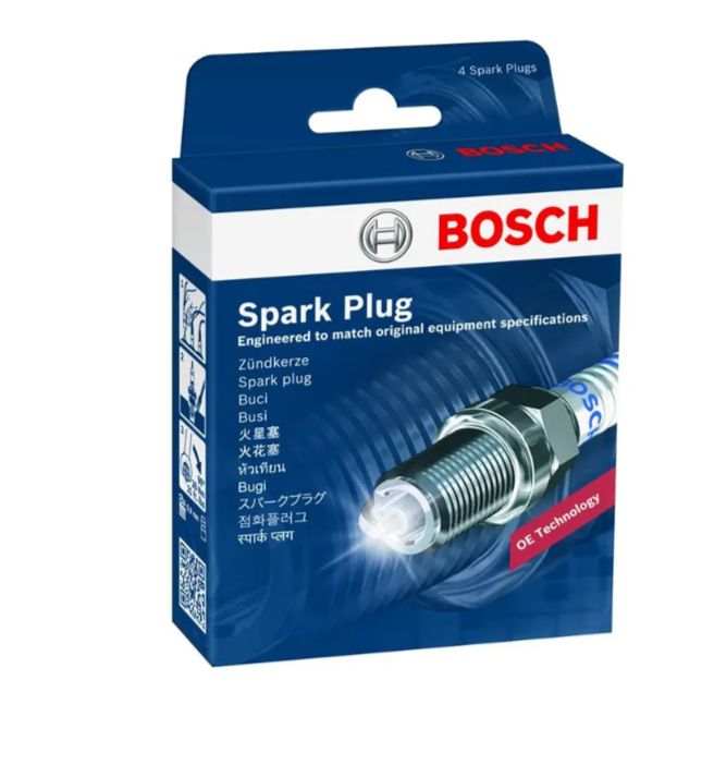 BOSCH Свечи зажигания комплект 4 шт 0242235915 купить на OZON по низкой ...