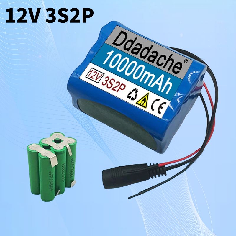 3S2p 12V 18650 Литий - ионный 10Ah Заряжаемый аккумулятор с защитной ...
