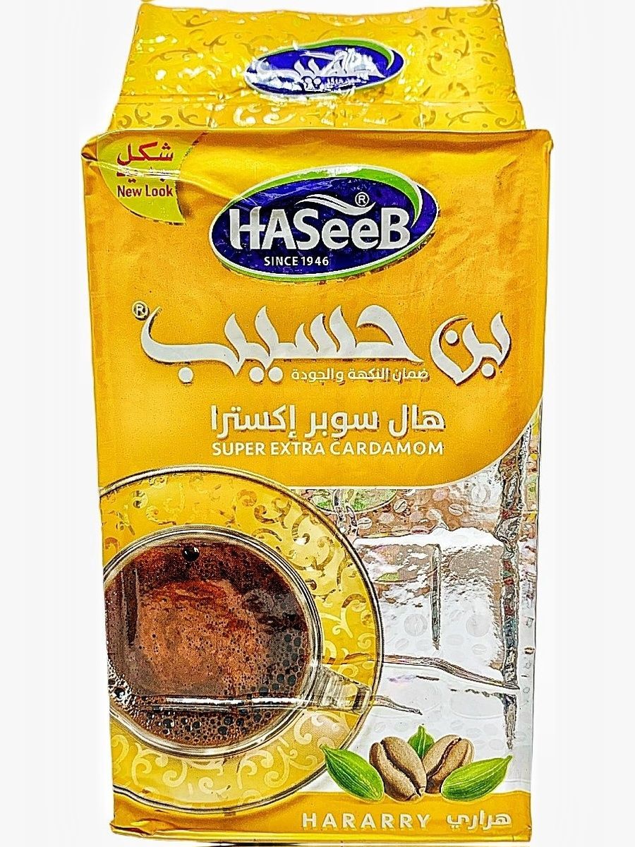 Кофе молотый с кардамоном супер экстра, "HASeeB", Super Extra Cardamon ...