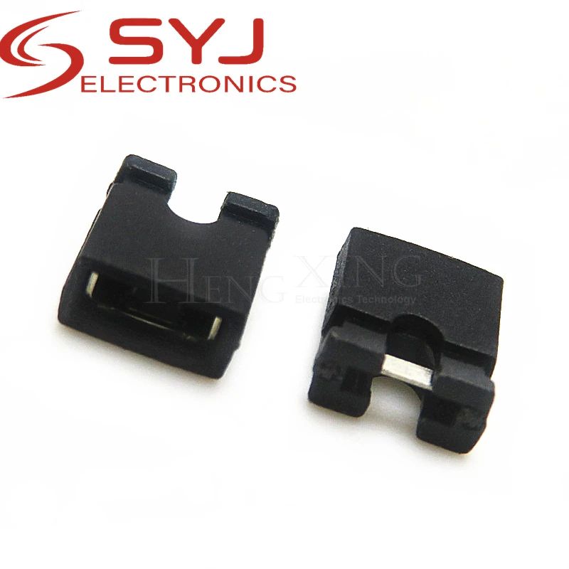 10шт Spacing 2.54mm jumper cap short-circuit block open short-circuit ...