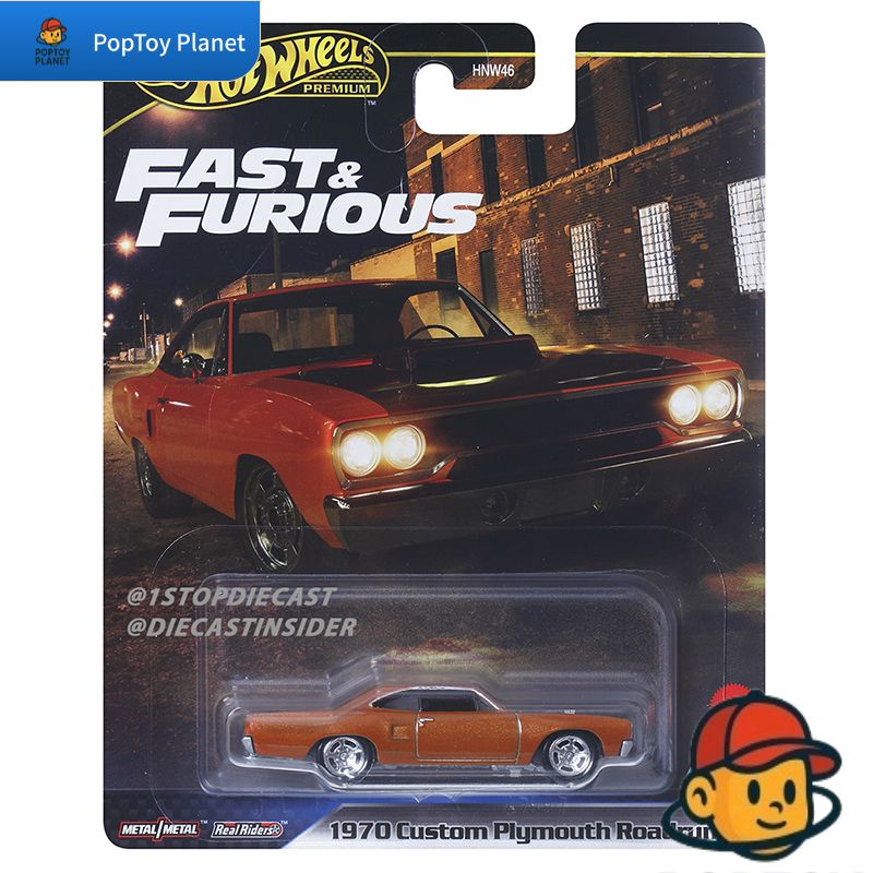 Машинка Mattel Fast and Furious 1970 PLYMOUTH ROADRUNNER 1/64 Car Toy ...
