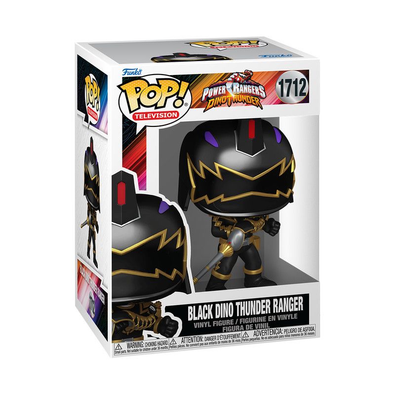 Фигурка Funko POP ! TELEVISION POWER RANGERS BLACK DINO THUNDER RANGER ...