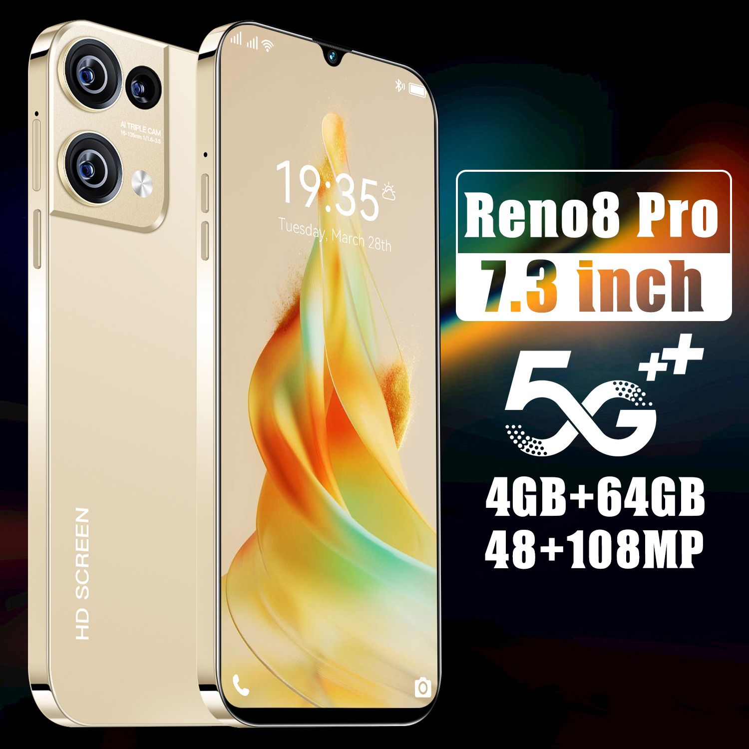 Смартфон F 256 ГБ 12 ГБ Белый 7.3 IPS E4 купить c доставкой на OZON по ...