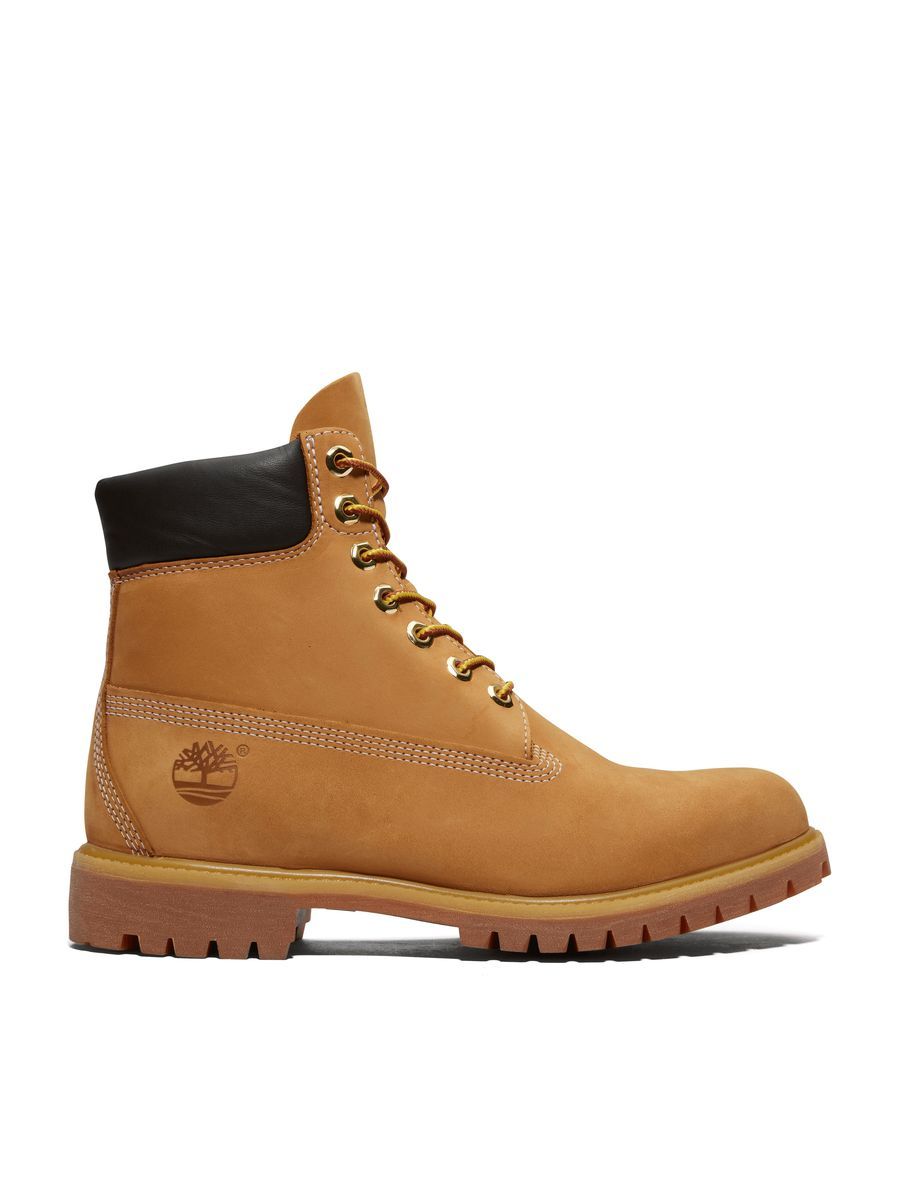 Ботинки Мужской Timberland желтый, размер 43,5 Демисезон Шнурки Толстый ...